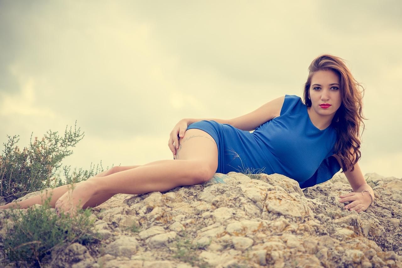 215+ Stunning Blue Dress Captions for Instagram With Quotes